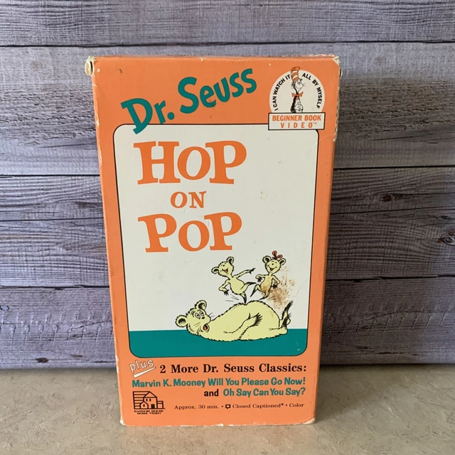 DR. SEUSS HOP On Pop Plus 2 More Dr Seuss Classics VHS 1989 Random ...