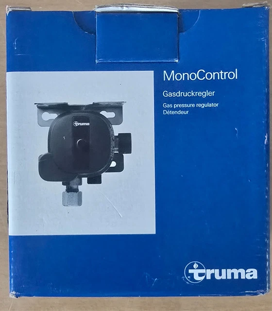 TRUMA GAS REGULATOR Monocontrol Bulkhead 8/10mm Caravan Motorhome ...
