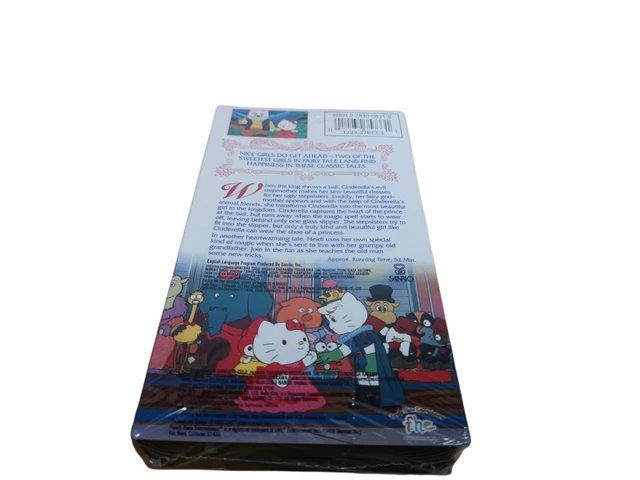 VINTAGE 1995 HELLO Kitty - Cinderella VHS Fully Animated Sealed ...