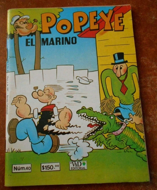 Popeye Mini Comic Olive Oyl Sailor Man Sea Hag The Goon Crocodile Cover