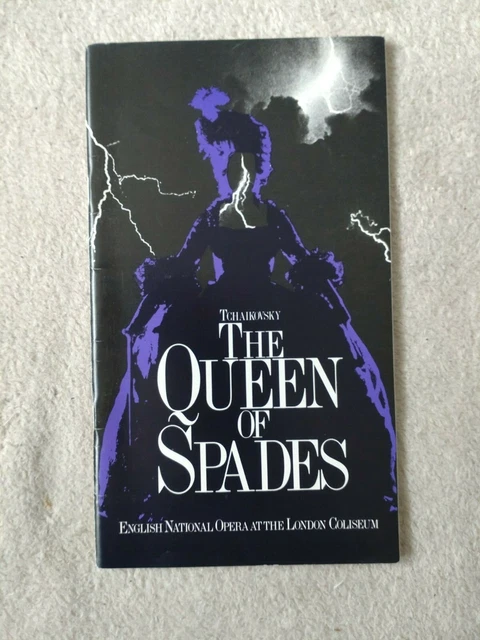 TCHAIKOVSKY, THE QUEEN Of Spades Programme ENO English National Opera ...