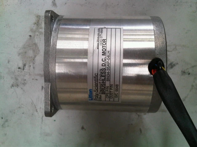 24V BRUSHLESS DC Electric Motor - BN34 Series - Poly Scientific ...
