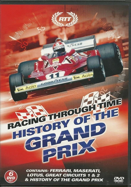 RACING THROUGH TIME HISTORY OF THE GRAND PRIX F1 - 6 DVD BOX SET ...
