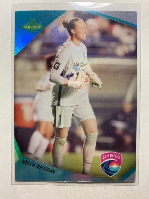 KAILEN SHERIDAN 2022 San Diego Wave FC #141 Parkside NWSL Foil Board ...