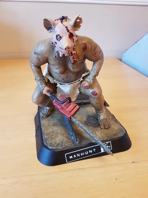 EXTREMELY RARE ROCKSTAR games Manhunt Piggsy collectable statue in box ...