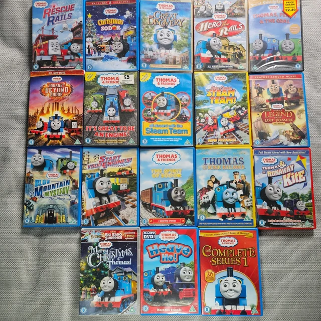 THOMAS THE TANK Engine Animation Train DVD Bundle Kid's Collection Job ...
