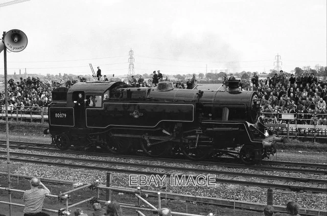 PHOTO PRESERVED Br Class 4Mt Tank Engine No. 80079 At Rainhill. £1.85 ...