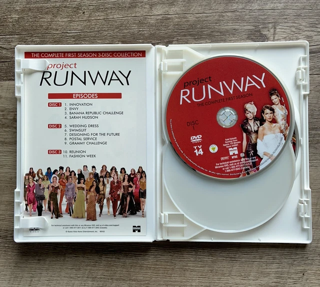 PROJECT RUNWAY: THE Complete First Season One (DVD, 2005, 3-Disc Set ...
