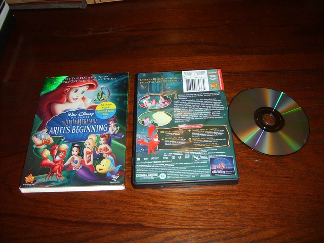 DISNEY'S THE LITTLE MERMAID: Ariels Beginning (DVD,2008,WS)~SALLY FIELD ...