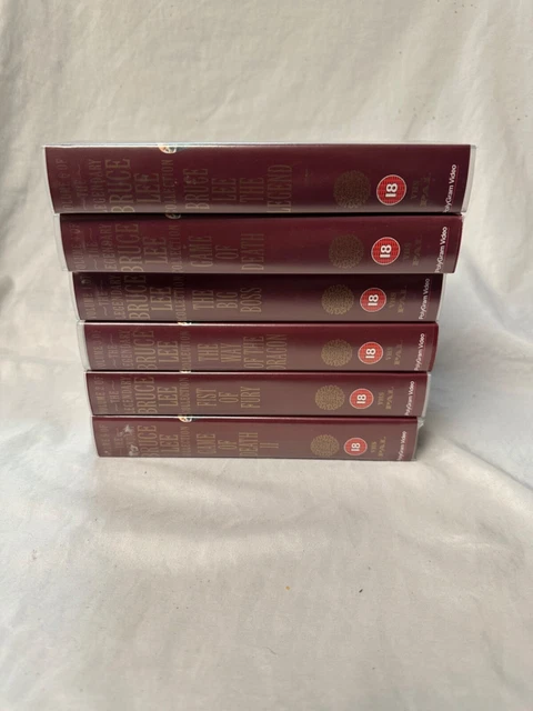 BRUCE LEE - The Legendary Collection Six Box Set (VHS, 1993) £20.00 ...
