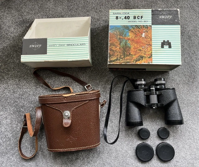 SWIFT SARATOGA BINOCULARS 8X40 Model No.801 No4 with Original Case ...