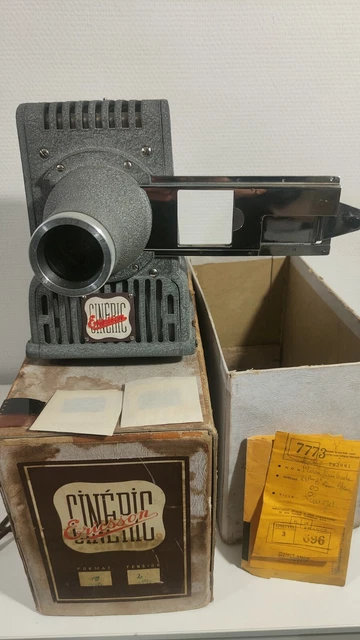 PROJECTEUR DIAPOSITIVES CINÉRIC Ericsson avec objectif Onyx boyer 1 : 2 ...