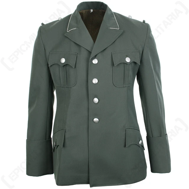 WW2 GERMAN M34 / 37 Officer Tunic - Repro Army Military Jacket Top ...