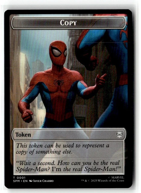 2025 MTG MARVEL'S Spider-Man Copy Token #1 £1.80 - PicClick UK