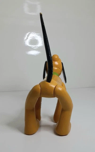 VINTAGE DISNEY PLUTO Dog Jointed Bendable Figure Vinyl Collectible $19. ...