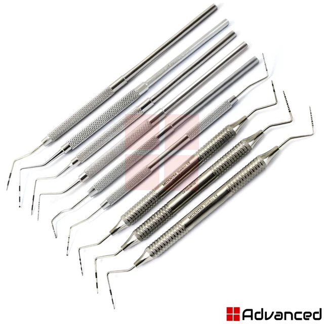 DENTAL PERIODONTAL COLOR Coded Probes Teeth Depth Measuring Examination ...