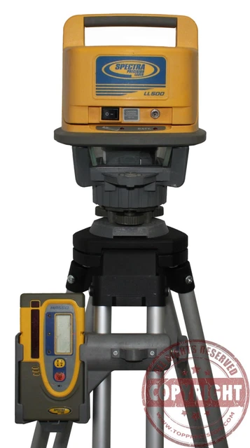 SPECTRA PRECISION LL500 Rotary Laser Level, Transit, Laserplane,Topcon ...