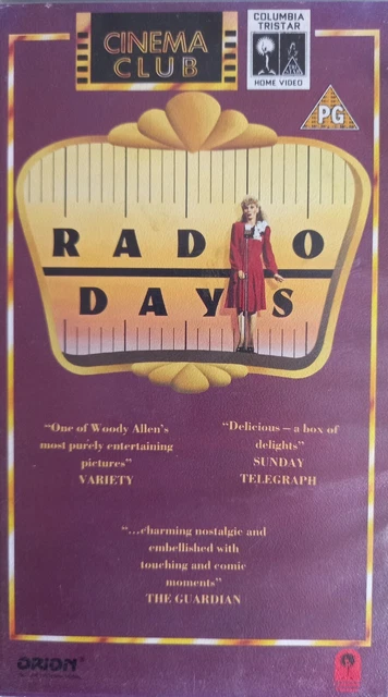 RADIO DAYS (VHS, 1992) Woody Allen Mia Farrow £6.50 - PicClick UK