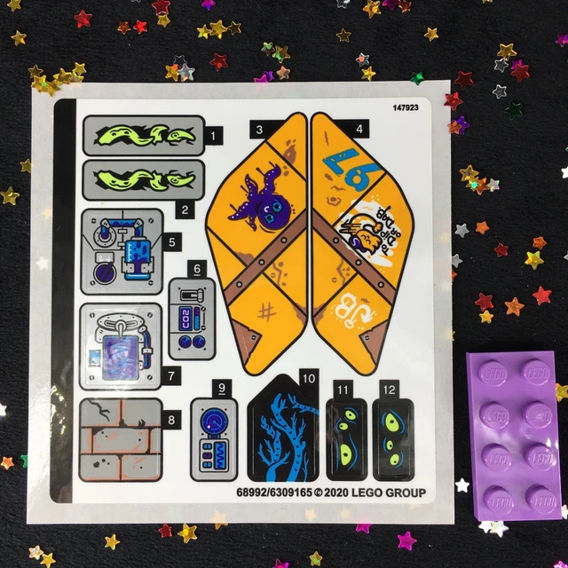 NEW LEGO STICKER Sheet Hidden Side J.B.'s Submarine 70433 $5.00 ...