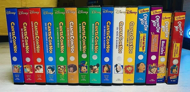 CANTA CON NOI Collezione Completa 15 Vhs Walt Disney Rarissime EUR 200 ...