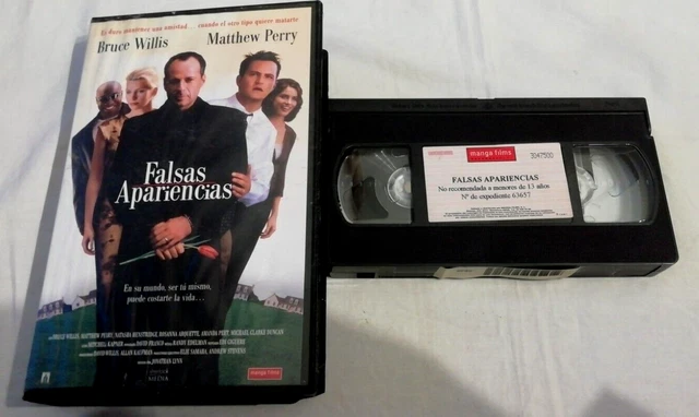 FALSE APPEARANCES BRUCE Willis Matthew Perry VHS Tape Spanish PAL £29. ...