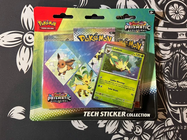 POKÉMON TCG SCARLET & Violet Prismatic Evolutions Tech Sticker ...