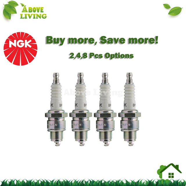 NGK SPARK PLUGS BP6HS For Suzuki SP20A SP30A SPT20 White Mobilift MSB20 ...