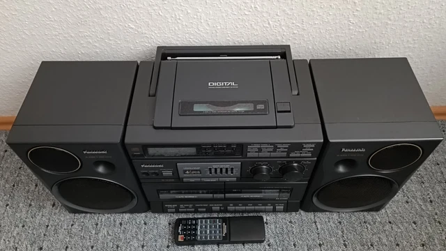 PANASONIC RX-DT680 BOOMBOX/GHETTOBLASTER-RADIOREKORDER...4-DRIVE STEREO ...