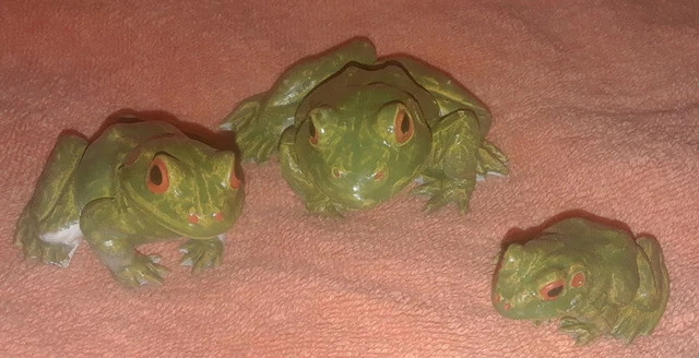GREEN FROG FAMILY Replicas - Realistic AAA $15.00 - PicClick