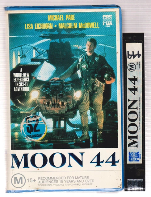 RARE VHS VIDEO Tape MOON 44 Big Box Clamshell Ex-Rental £9.34 - PicClick UK
