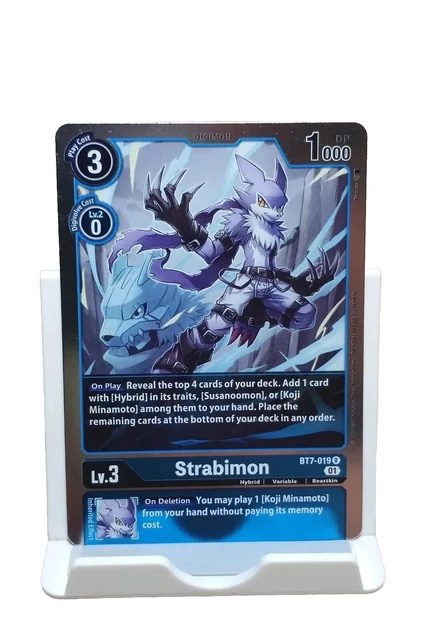 STRABIMON BT7-019 RARE Digimon TCG Next Adventure Digimon Card Game $0. ...