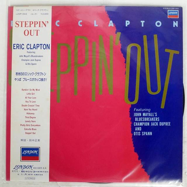 ERIC CLAPTON STEPPIN Out Londres L20P1003 Japon Obi Vinyle Lp EUR 6,33 ...