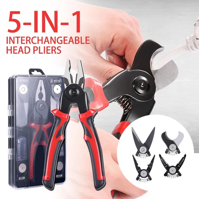 5 IN 1 Multi-purpose Tool Pliers, Multi Purpose Electrician Pliers, All ...