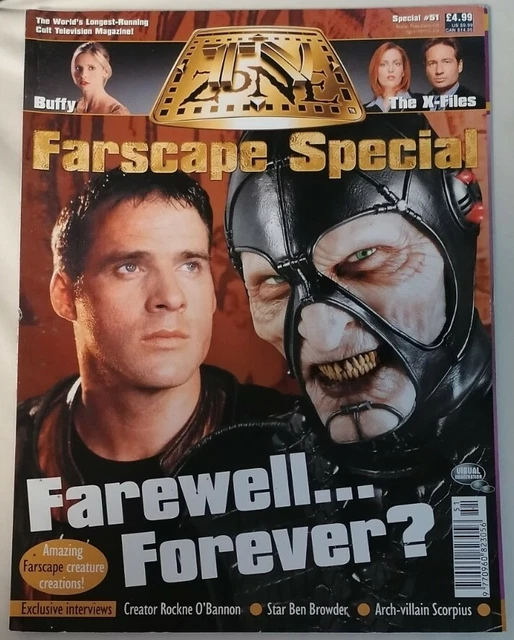 MAGAZINE - TV Zone Magazine Special #51 Farscape TV Sci-Fi Special £4. ...