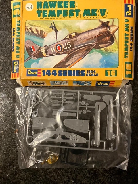 REVELL HAWKER TEMPEST Mk V 1/144 Scale Model Aircraft Kit no H1016 In ...