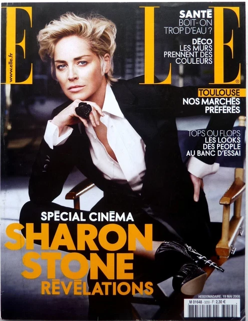 FRENCH ELLE 2008: SHARON STONE_MARIANNE FAITHFULL_SAMI FREY_YELLE_UMA ...