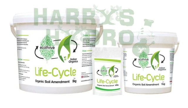 ECOTHRIVE LIFE-CYCLE ORGANIC Soil Amendment 250g 1kg 5kg NEW eco ...