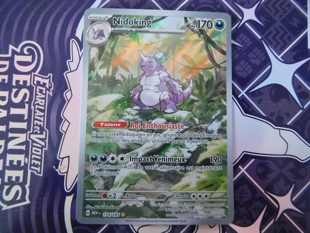 CARTE POKÉMON NIDOKING 174/165 AR EV3.5 Série 151 NEUF EUR 24,99 - PicClick FR
