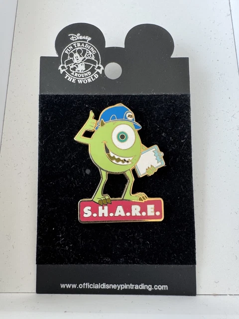 DLR CAST EXCLUSIVE Mike Monsters Inc SHARE authentic disney pin Le 2500 ...