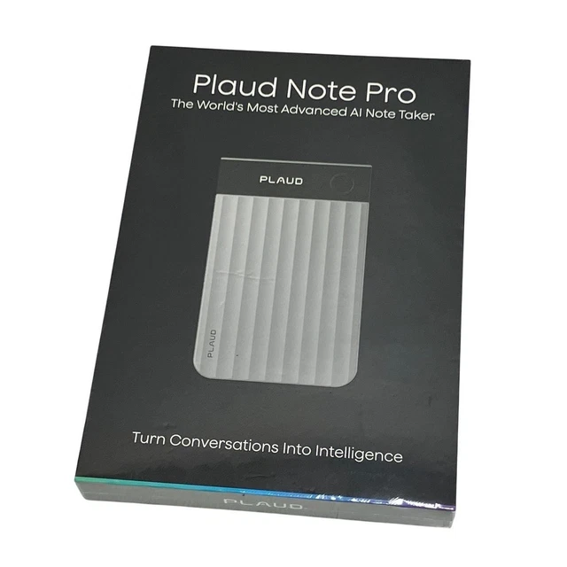 PLAUD NOTE AI Voice Recorder Plaud Note Pro Silver CDTSI1GXXXXX01 64GB ...
