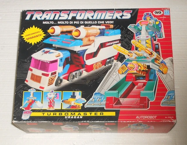 TRANSFORMERS TRASFORMER TURBOMASTER uragan takara hasbro gig autobot ...