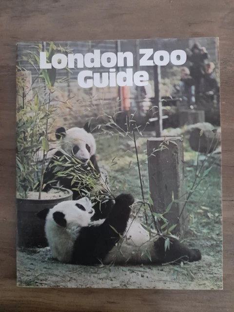 LONDON ZOO GUIDE book 1975 RARE/UNUSUAL/HISTORIC CONTENT/COLLECTORS ...