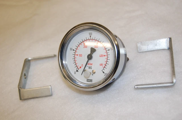 WIKA GAS PRESSURE Gauge 0 400 mbar £4.90 - PicClick UK