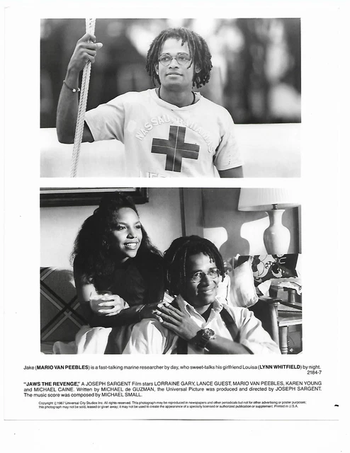 8X10 FOTO TIBURÓN: The Revenge 1987 Con Mario Furgoneta Peebles Lynn ...