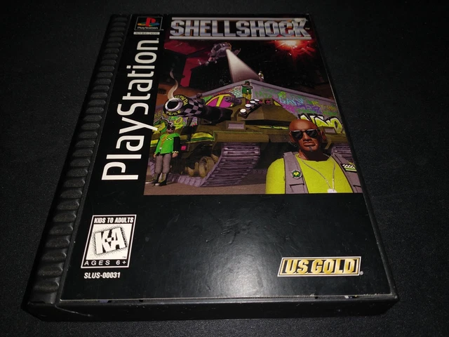 SHELLSHOCK US GOLD sony PLAYSTATION 1 PS1 Ottime UK Cofanetto Lungo No ...