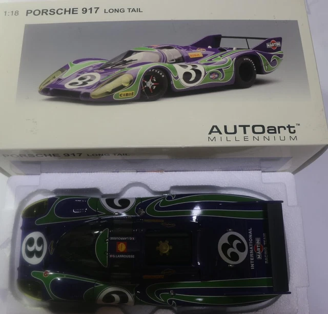 PORSCHE 917 LONG tail made by AUTOart 1971 1/18 £485.99 - PicClick UK