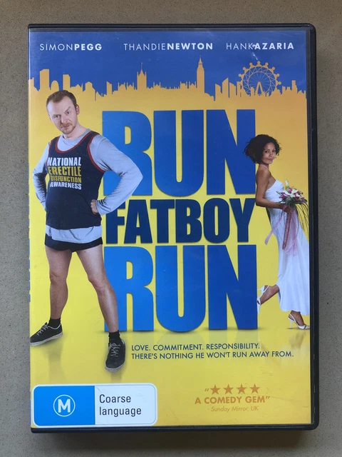 RUN FATBOY RUN (DVD 2007) Region 4 Comedy, Romance Simon Pegg, Thandie ...