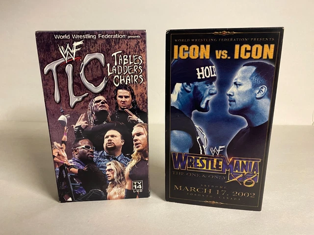 WRESTLEMANIA 18 VHS + WWF TLC vhs $20.00 - PicClick CA