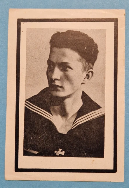 ORIGINAL STERBEBILD 2.WK U-Boot Fahrer Matr..Gefreiter U-522 EUR 30,60 ...