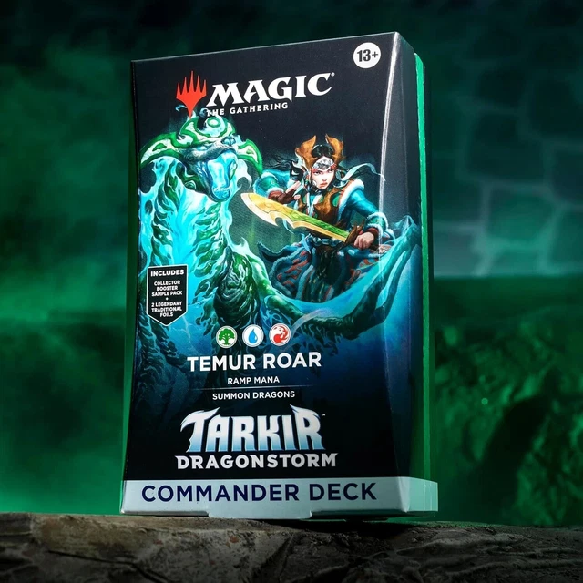 TEMUR ROAR MTG Tarkir Dragonstorm Commander Deck [ON HAND READY TO SHIP ...